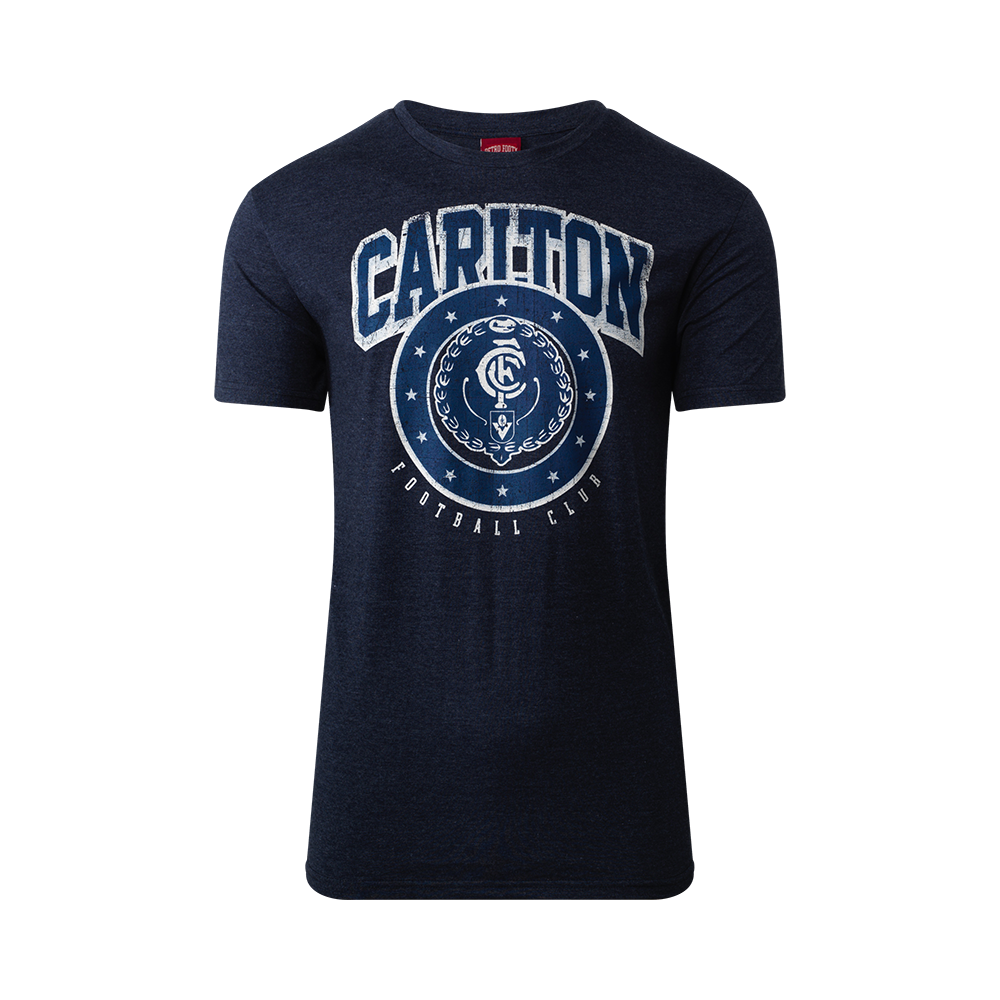 Carlton Blues Summer AFL Mens 2 Tees Pack