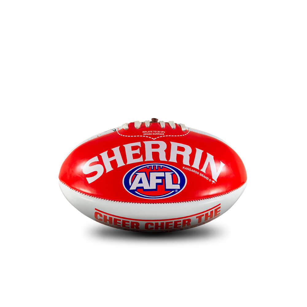 Sydney Swans AFL Sherrin PVC Soft Mascot Ball | 20CM - SHERRIN