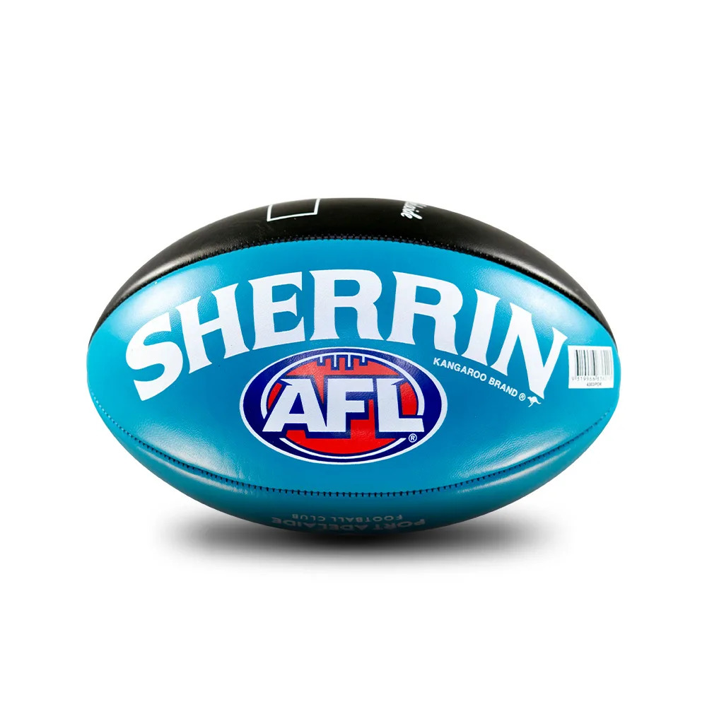 Port Adelaide Power AFL Sherrin Team Logo Ball | Size 2 - SHERRIN
