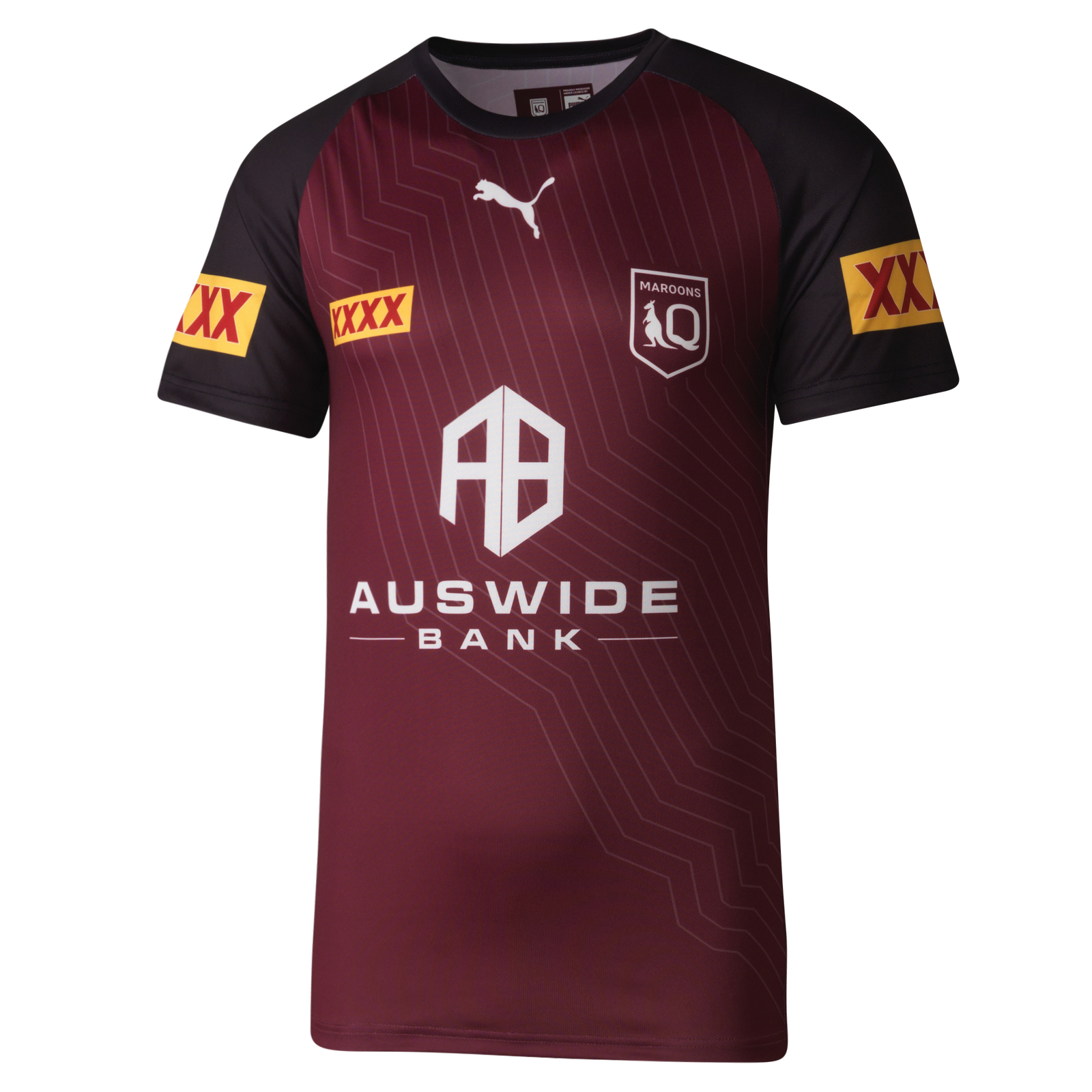 QLD Maroons SOO PUMA Mens Training Tee | Burgundy