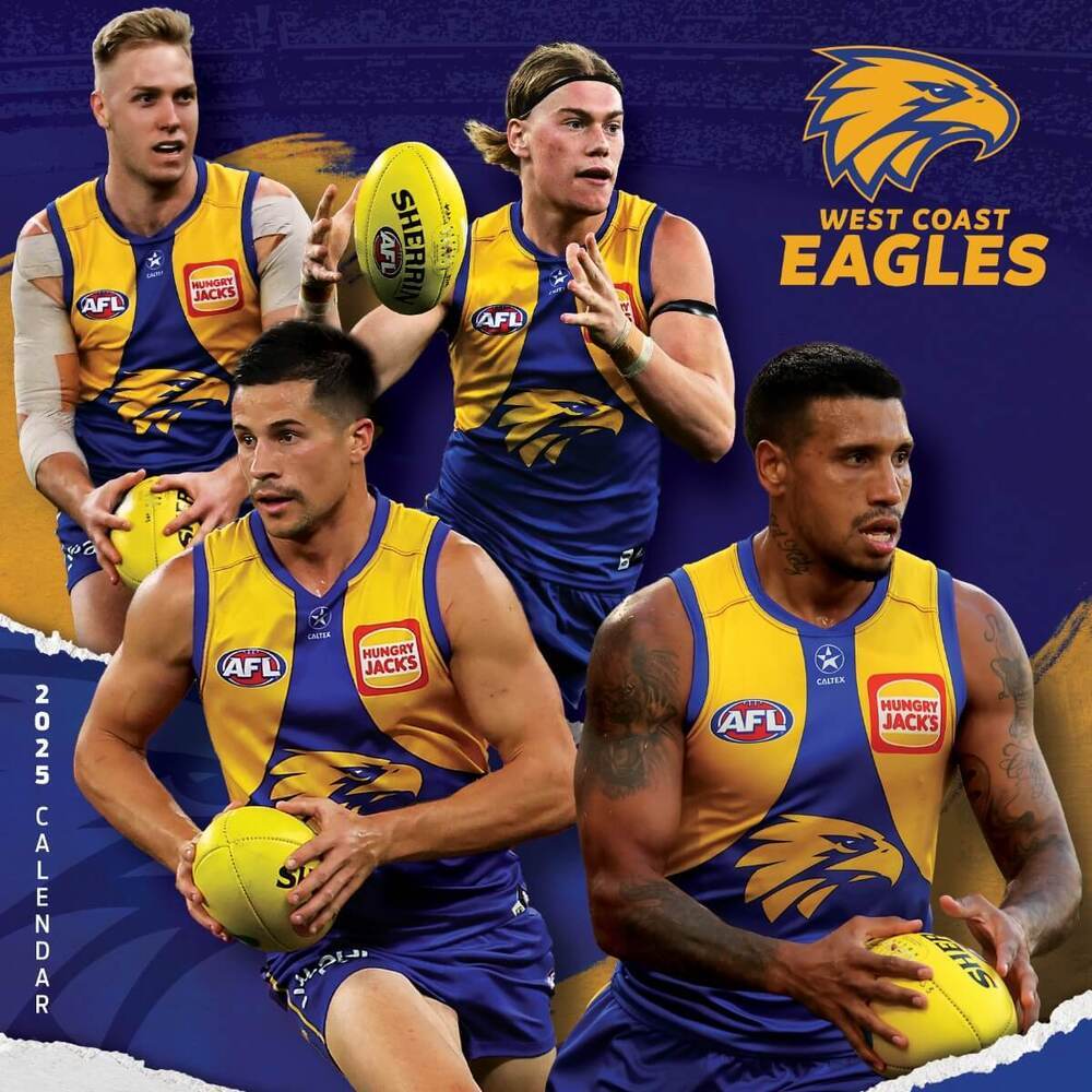 2025 AFL Calendar - West Coast Eagles