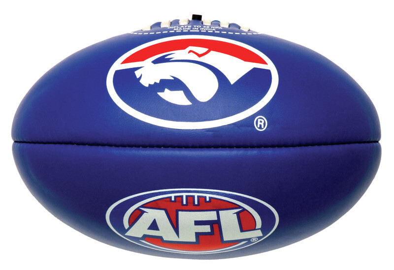 Western Bulldogs AFL Soft Touch Football Size 1