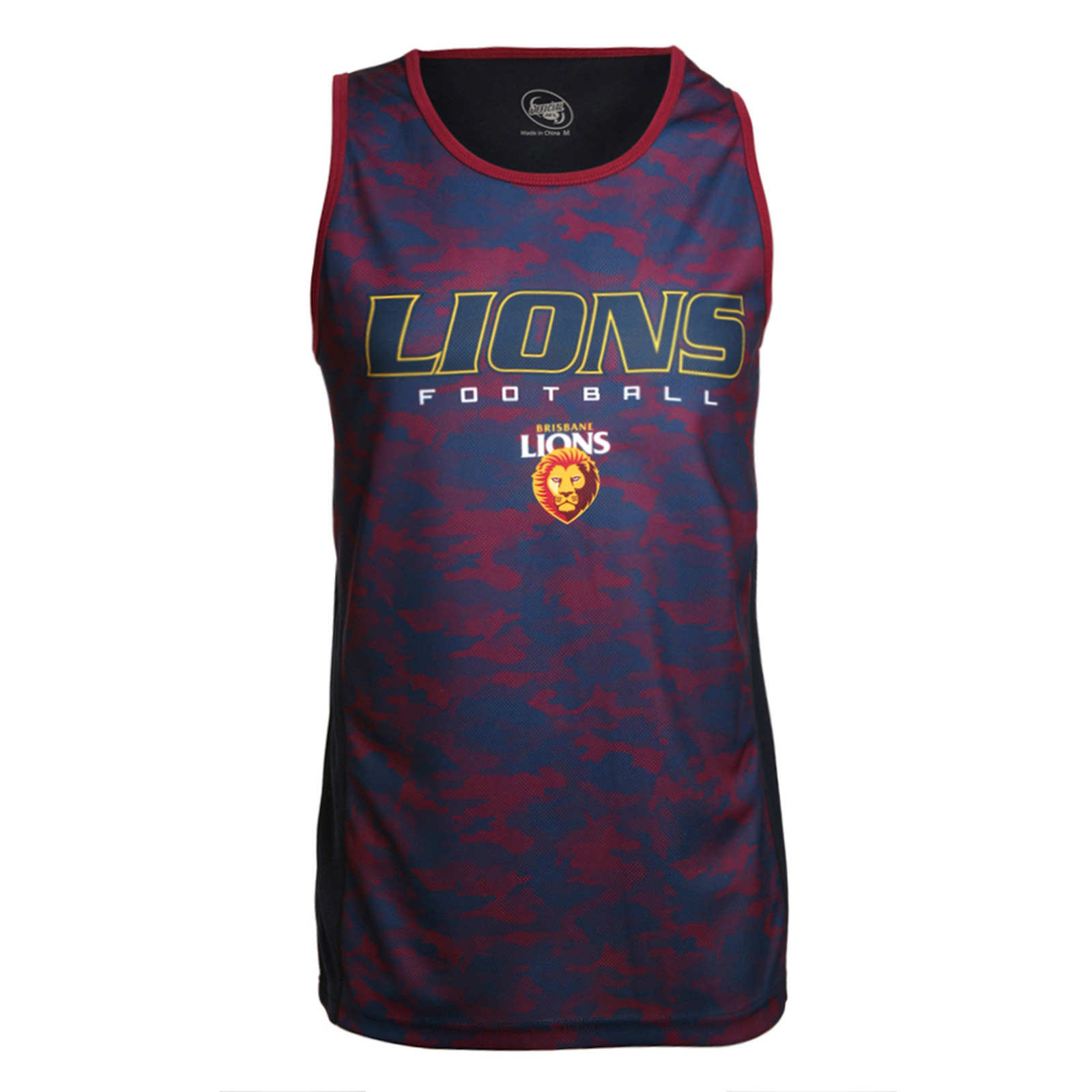 Brisbane Lions Youth Tech Singlet