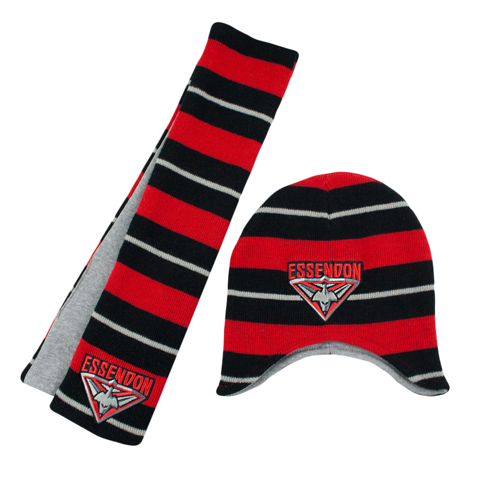 Essendon Bombers AFL Toddlers Beanie & Scarf Pack