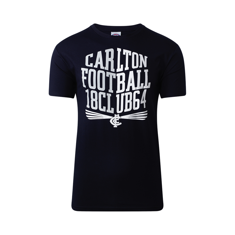 Carlton Blues Summer AFL Mens 2 Tees Pack