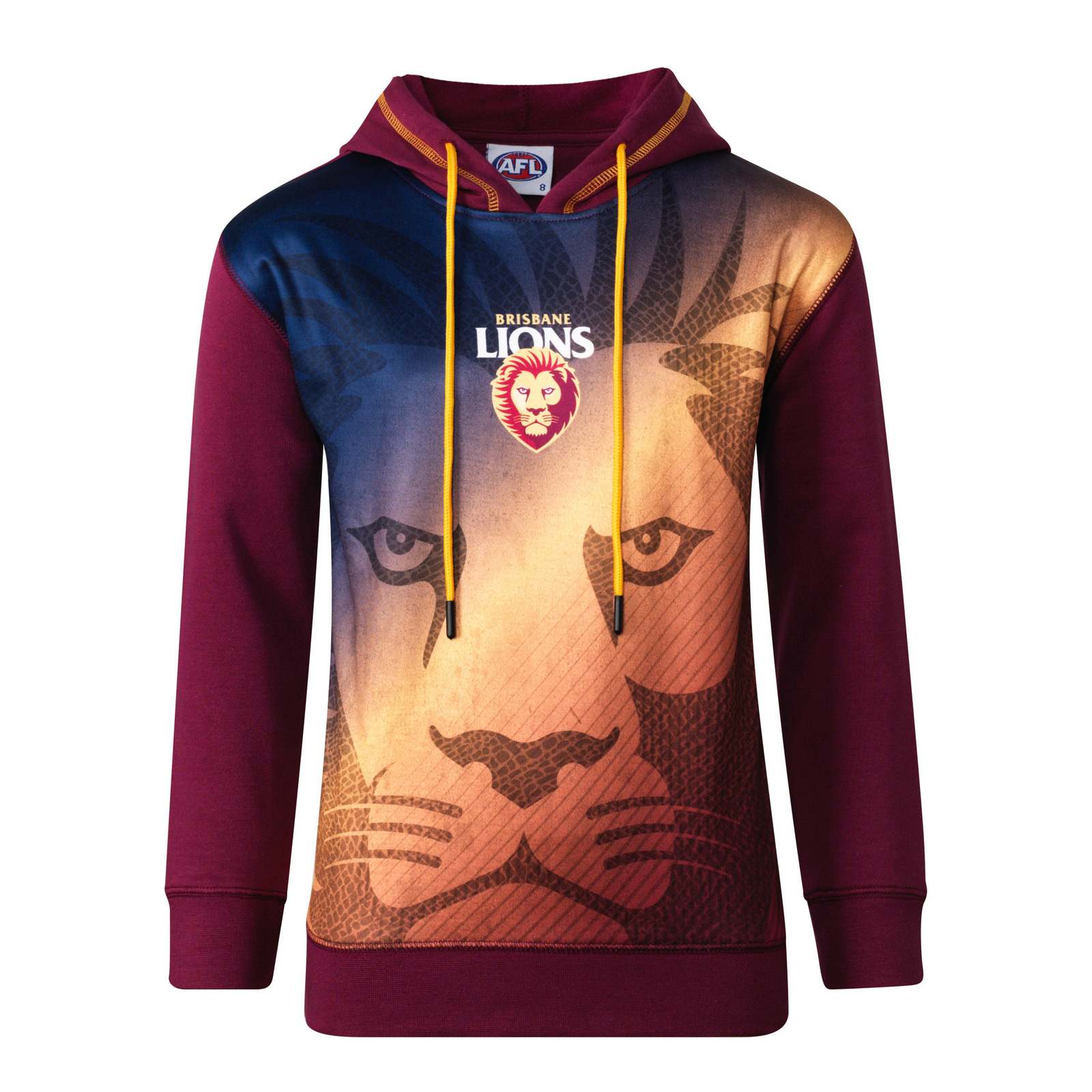 Brisbane Lions Youth Sublimated Hood