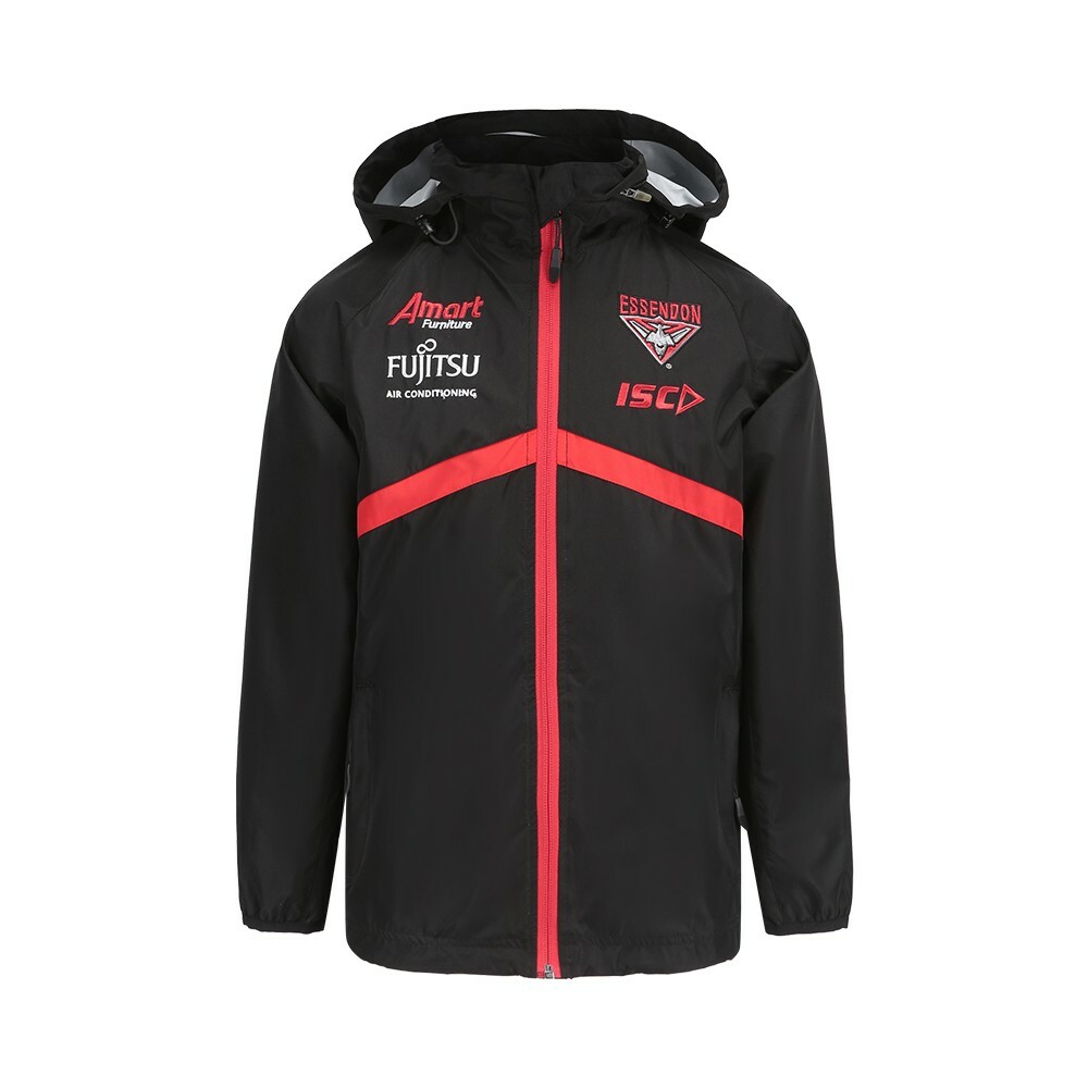 Essendon Bombers AFL ISC Kids Wet Weather Jacket
