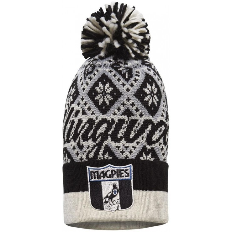 Collingwood Magpies Adults Vintage Beanie