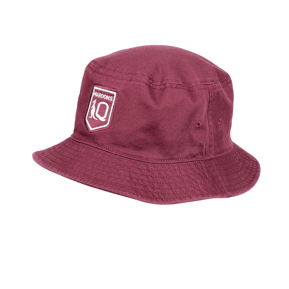 QLD Maroons Maroon Twill Bucket