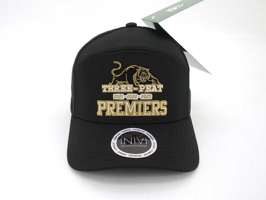 Penrith Panthers 2023 O'Neills NRL Adults Premiers Cap OSFM | Black
